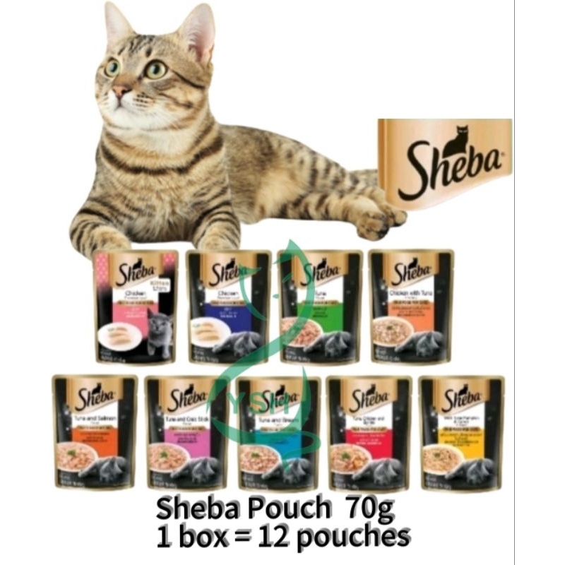 Sheba Pouch Wet Cat Food (70g x 12 packs) | Shopee Malaysia