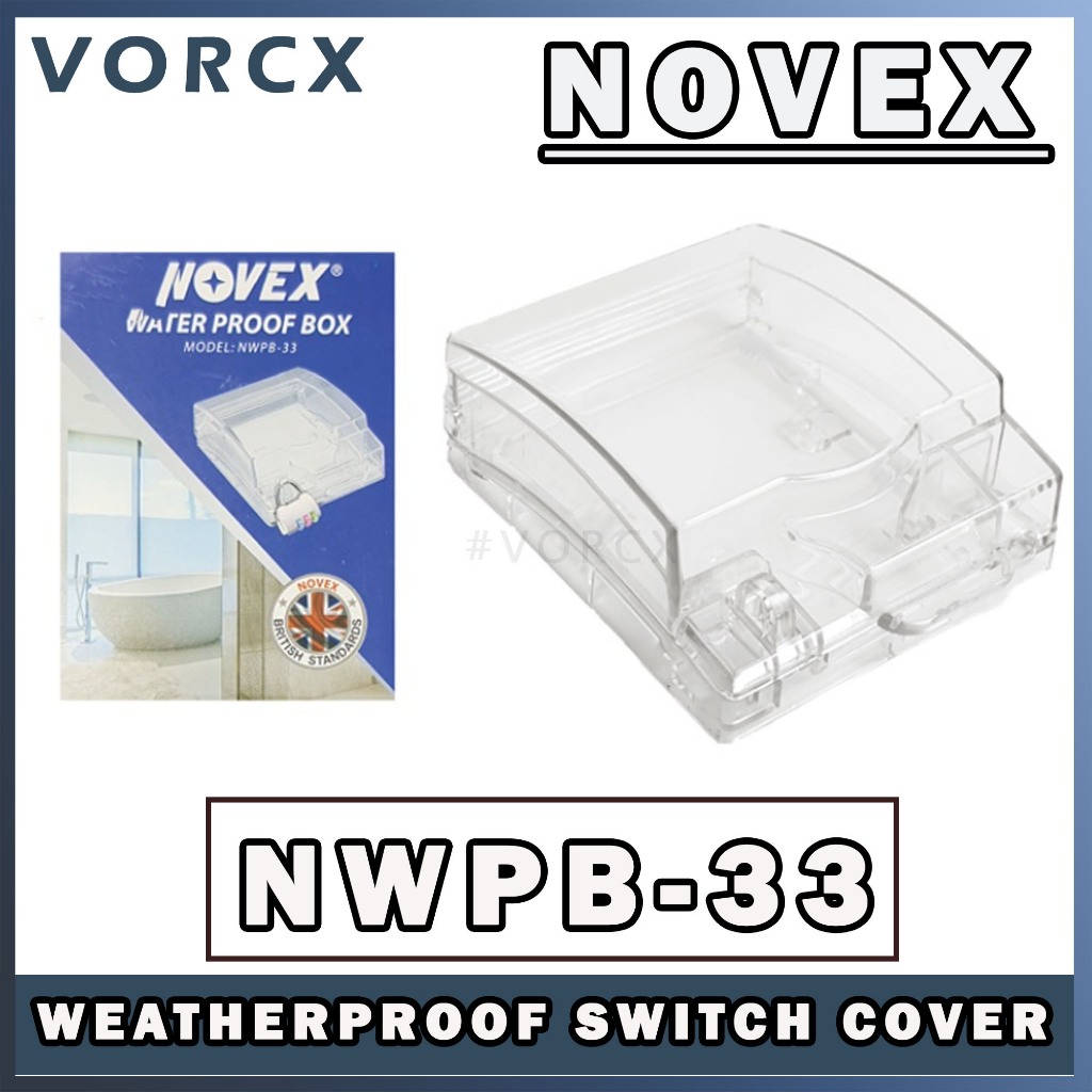 NOVEX Outdoor Weatherproof Switch Cover | Shopee Malaysia