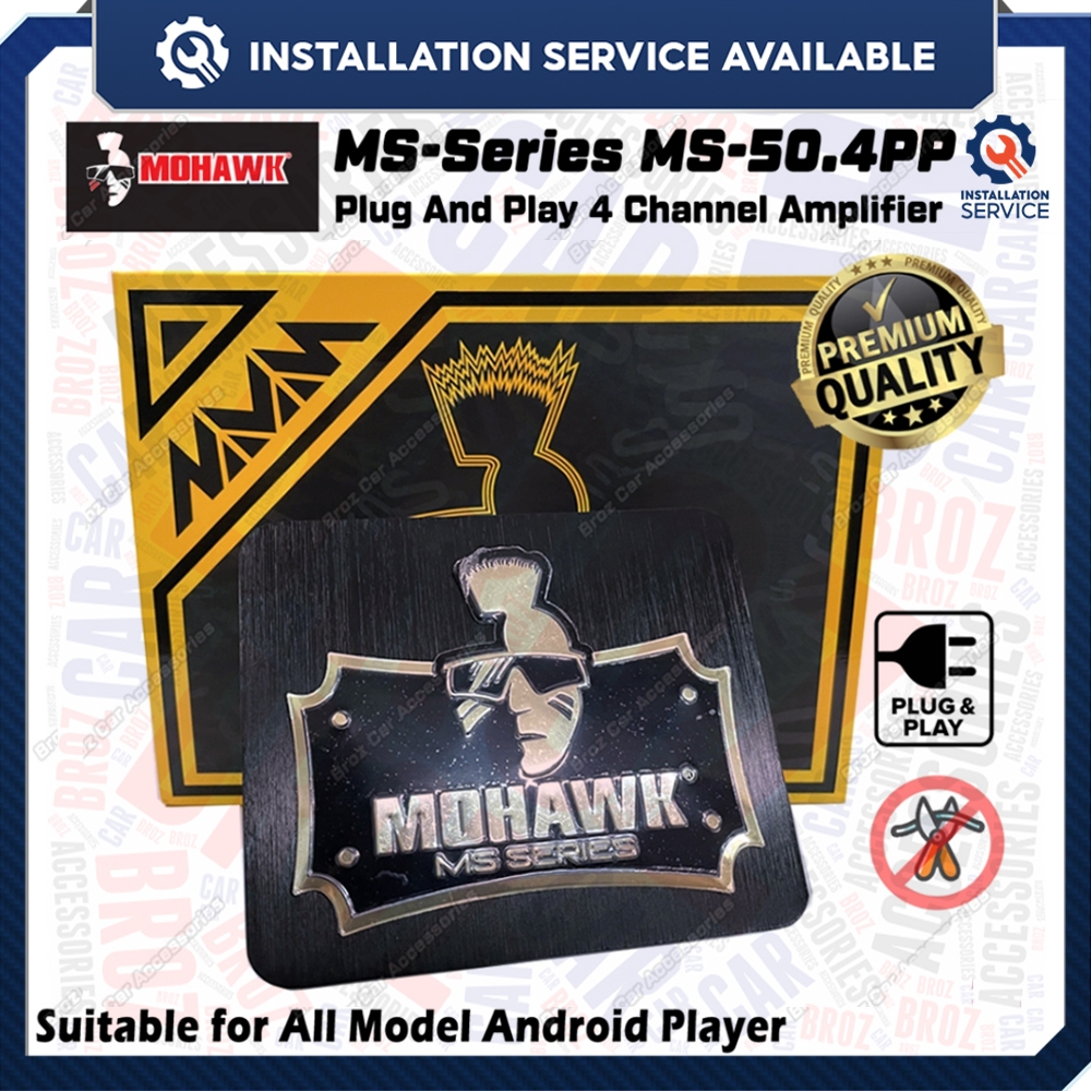 [Installation Available] ORIGINAL MOHAWK 4 Channel Plug&Play Amplifier ...