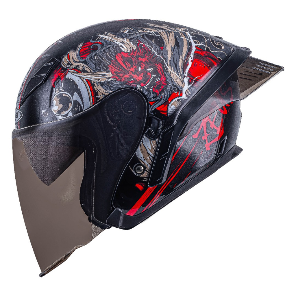 ZEUS ZS-631 NEW OPEN FACE HELMET | Shopee Malaysia
