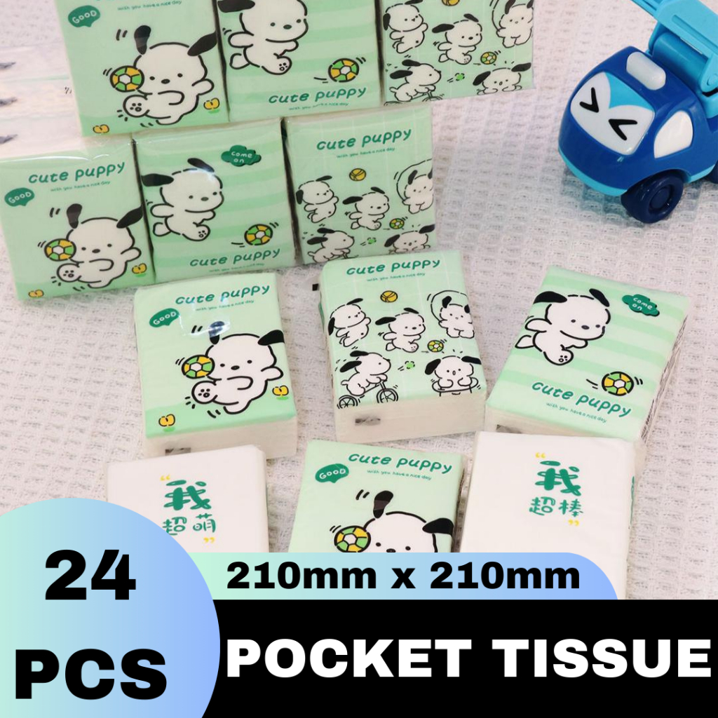Bamboo Pocket Tissue 3-ply/8 Pulls - Travel Tissues Eco-Friendly Mini ...