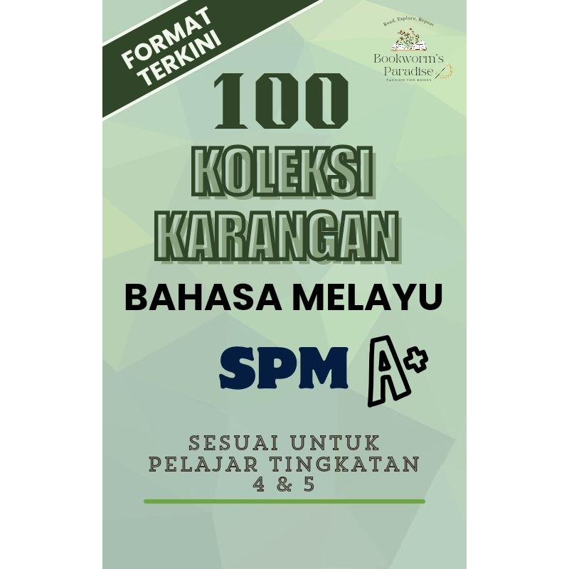 [SOFTCOPY/PDF] 100 Koleksi Karangan Cemerlang SPM | Tingkatan 4 dan Tingkatan 5 | Format Terkini ...