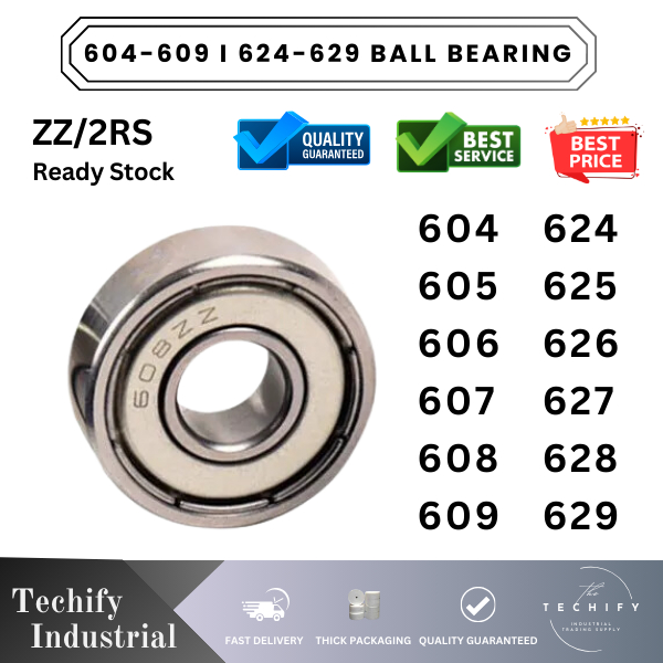Ball Bearing 604 605 606 607 608 609 624 625 626 627 628 629 ZZ/2RS ...