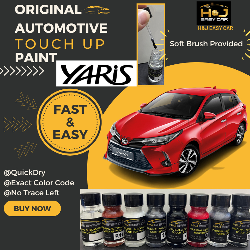 TOYOTA YARIS Automotive Original COLOR CODE Touch Up Paint 10ML ...