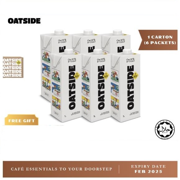 Oatside Oat Milk Barista Blend - 1 Carton (1L x 6) | Shopee Malaysia