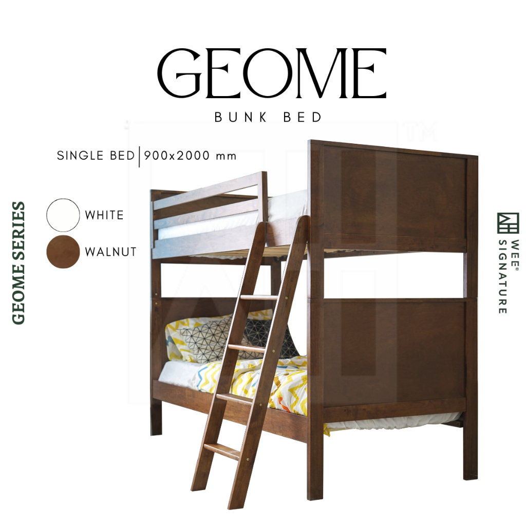 Wee Signature - Geome Bunk Bed 900x2000mm (Single Bed) Mattress ...