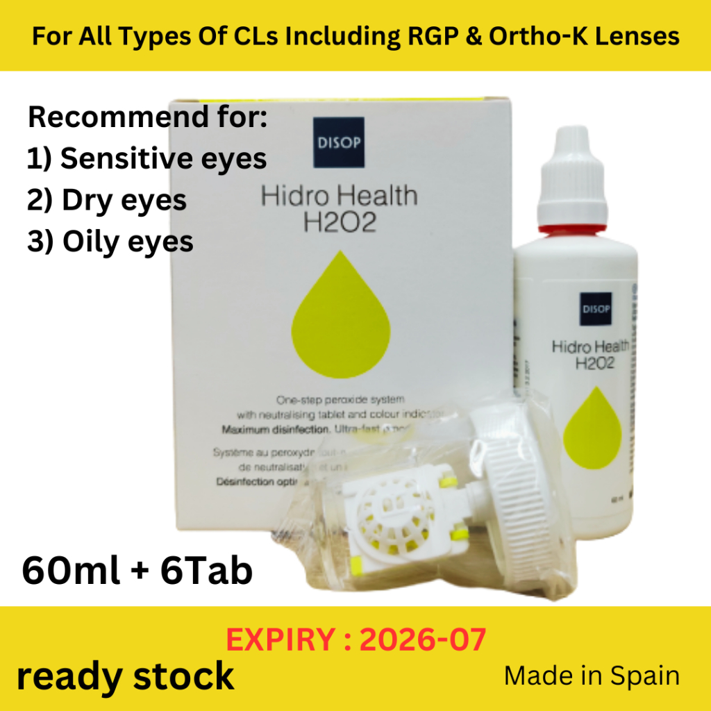 DISOP Hidro Health H2O2 60ML + 6 Tablets (Travel Kit) | Shopee Malaysia