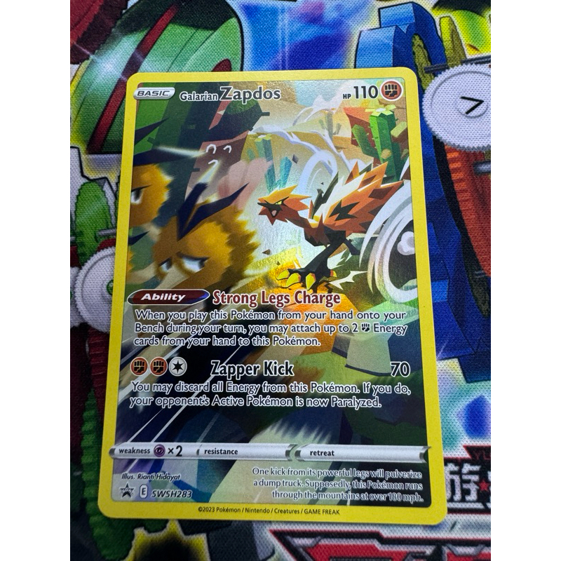 Fighting type - Pokemon Card - Galarian Zapdos SWSH283 | Shopee Malaysia