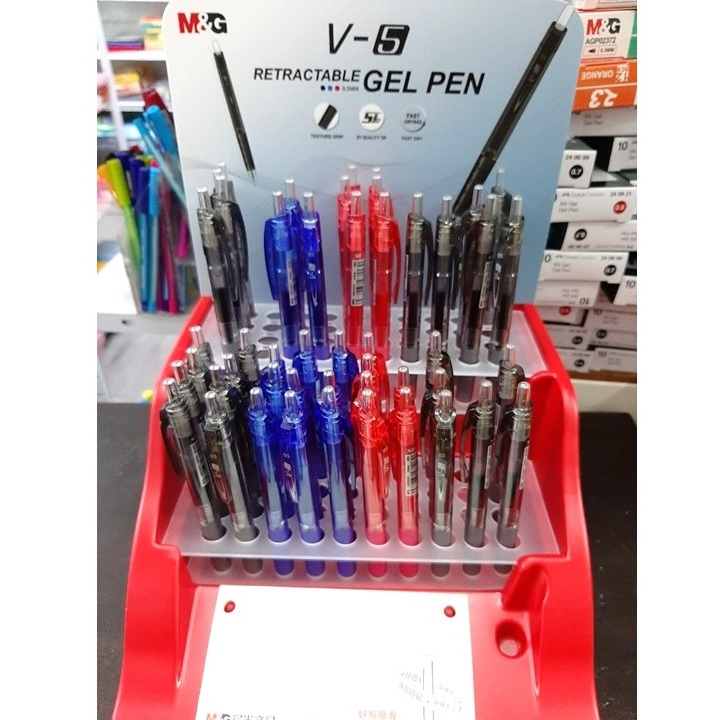 M&G V5 Gel Pen Retractable / Fast Dry Gel Pen 1pcs | Shopee Malaysia