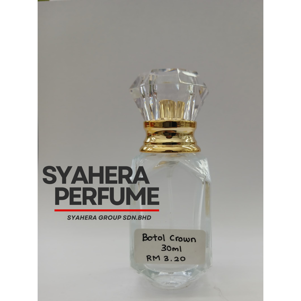Perfume Bottle 30ml / Botol Minyak Wangi 30ml [Crown] /Spray Screw Type / SP-B53 | Shopee Malaysia