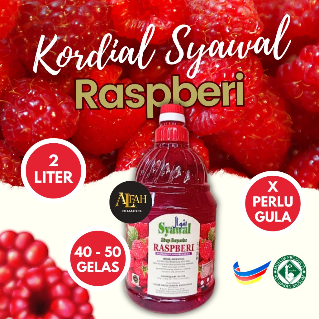 RASPBERI KORDIAL SYAWAL BERPERISA FANTA MERAH | Shopee Malaysia