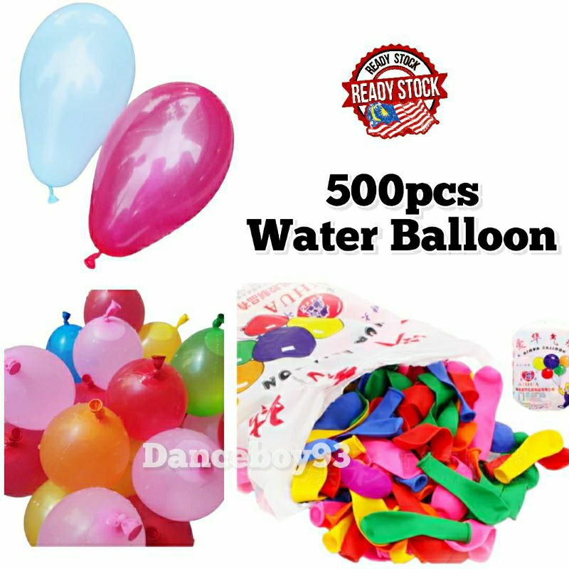 (500pcs)Small mini balloon water polo round multicolor water balloon ...