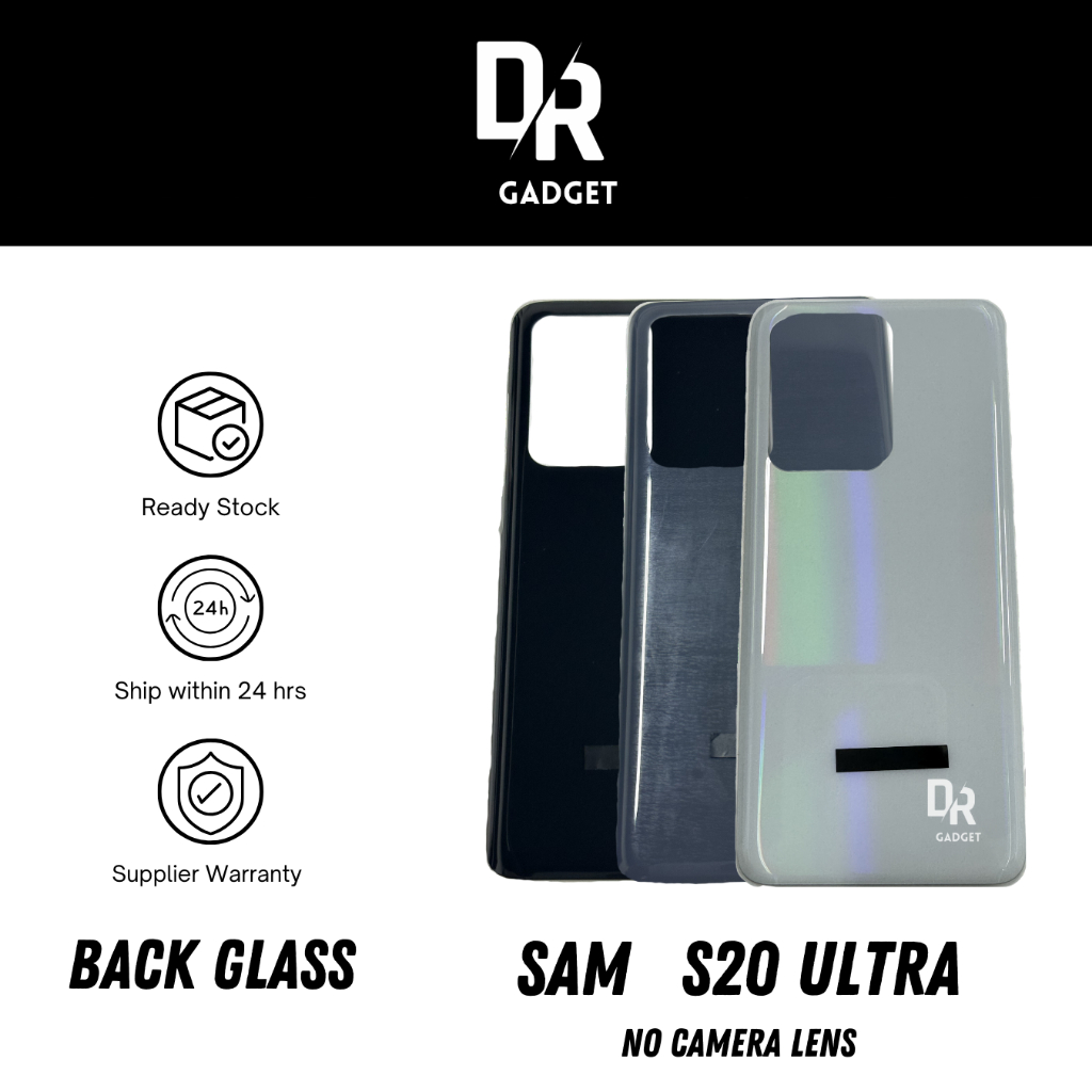 Dr Gadget SAM S20 ULTRA Back Glass / Battery Cover / Housing | Shopee ...