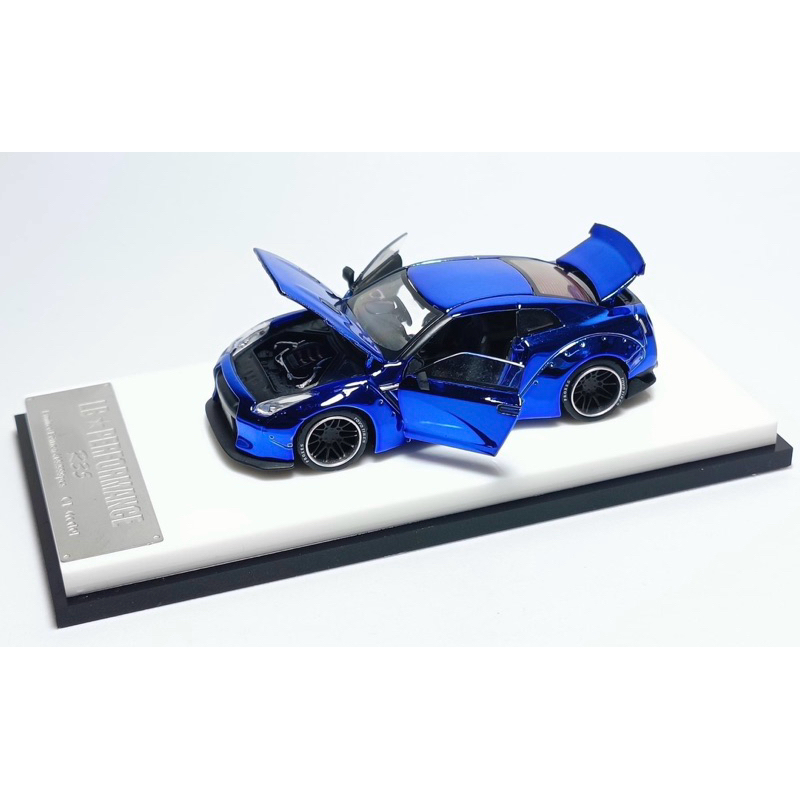 Old Time Model 1/64 LBWK Nissan Skyline GT-R (R35) DuckTail - Chrome ...