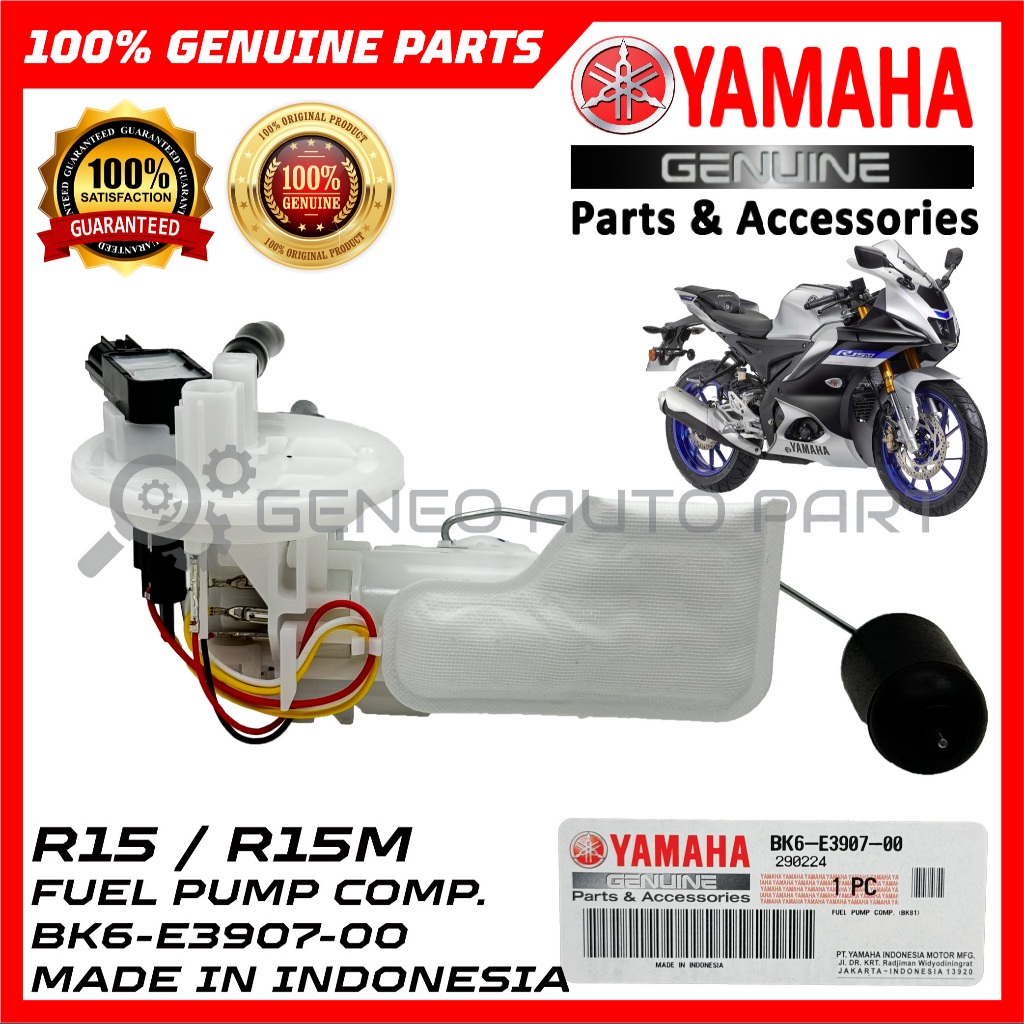 YAMAHA R15 R15M V3 V4 YZR15 FUEL PUMP COMP. [BK6-E3907-00] 100% ...
