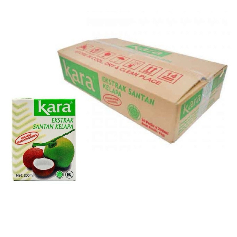 Santan Kara Coconut Milk 1Carton (30pcs x 200ml) | Shopee Malaysia