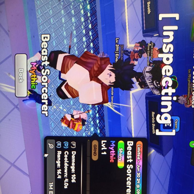 anime defenders shiny beast sorcerer no evo | Shopee Malaysia