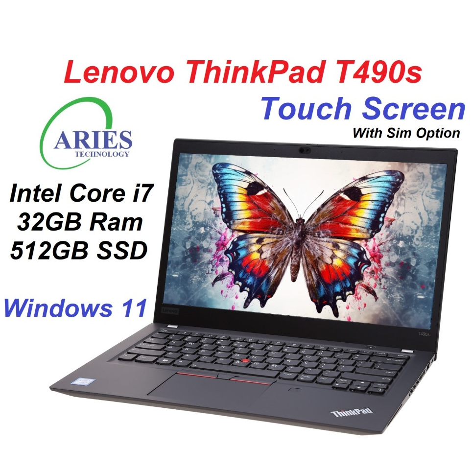 Refurbish Laptop Touch Screen Lenovo ThinkPad T490s A1 Condition intel ...