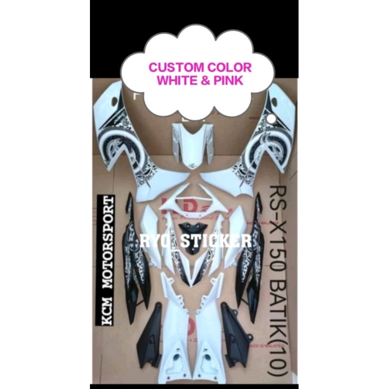 STICKER X1R/SS2/MR1/EGO LC/RSX/LAGENDA 110/SM SPORT 110E/SUZUKI RAIDER ...