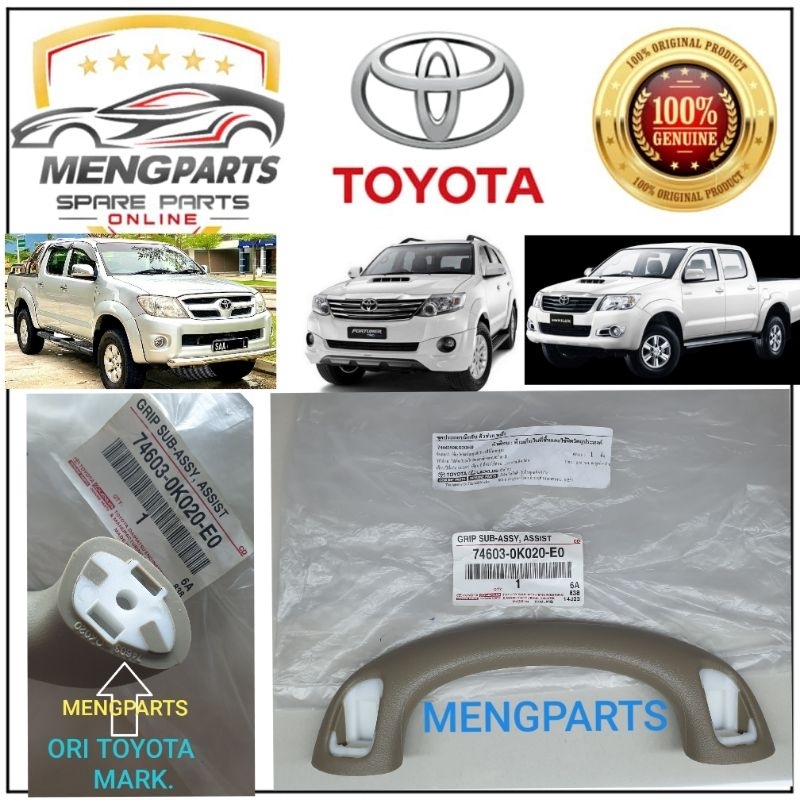 ORIGINAL TOYOTA HILUX VIGO KUN25 KUN26 FORTUNER 2004Y-2015Y ROOF GRIP ...
