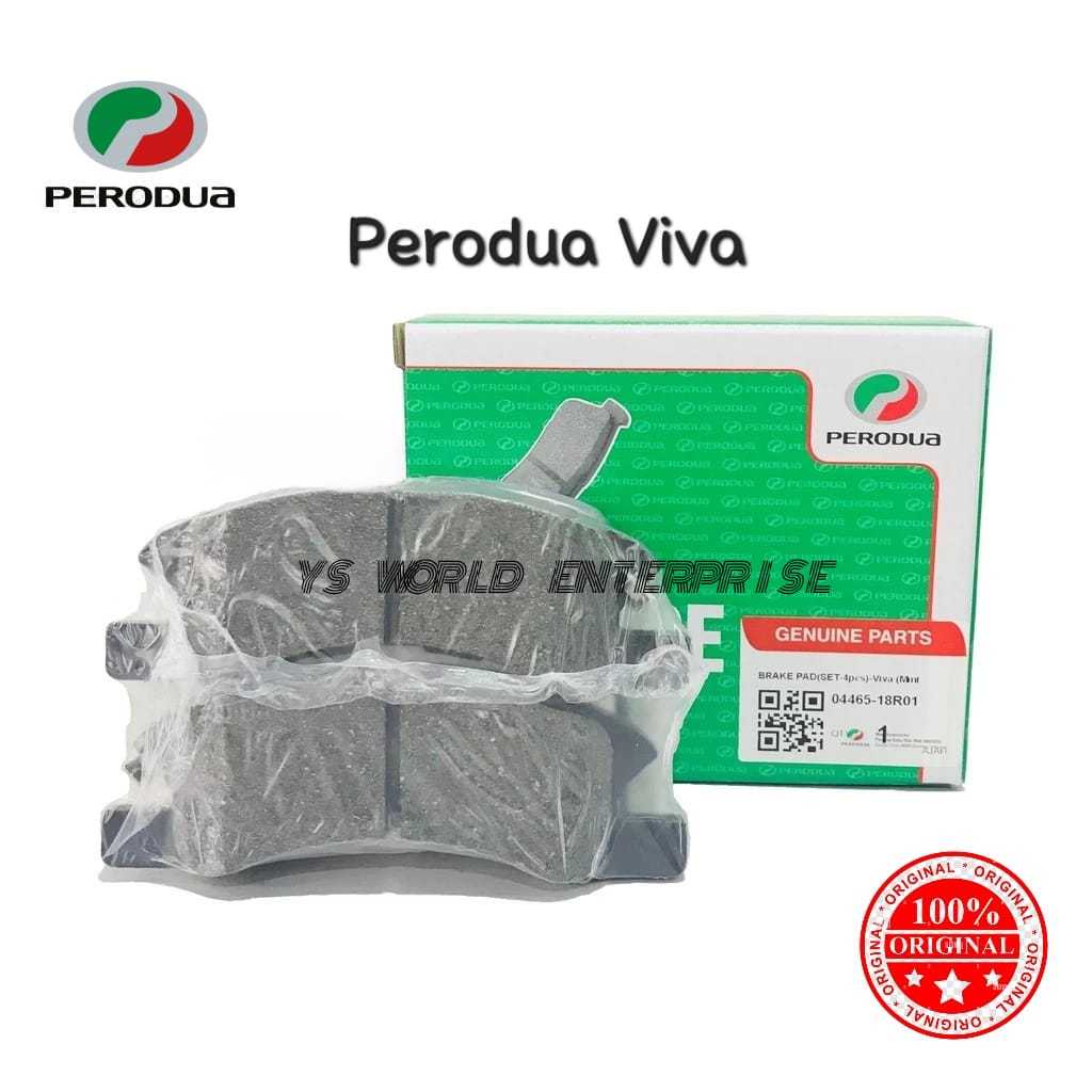 Perodua Viva ( All Type ) Front Brake Pads ( 04465-18R01) | Shopee Malaysia