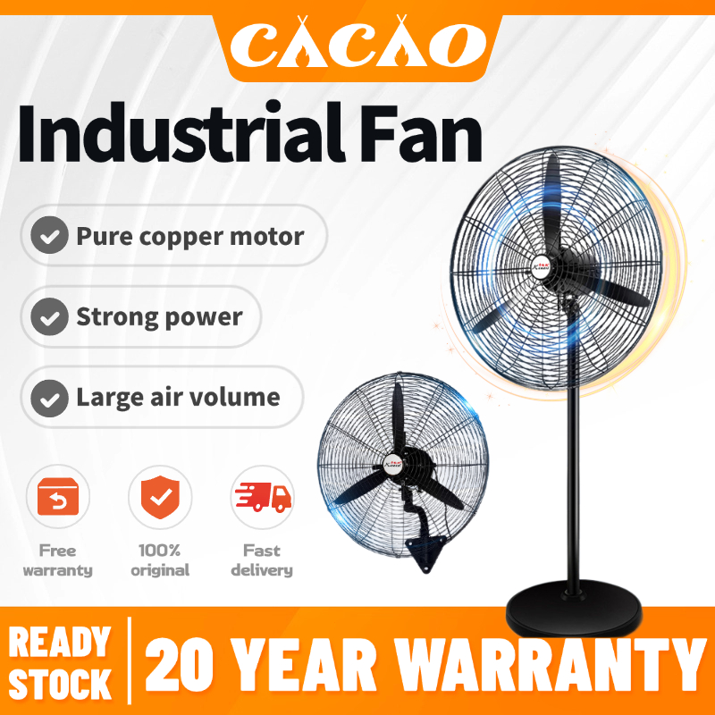 Industrial fan 30/26 "factory workshop floor fan strong wind aluminum ...