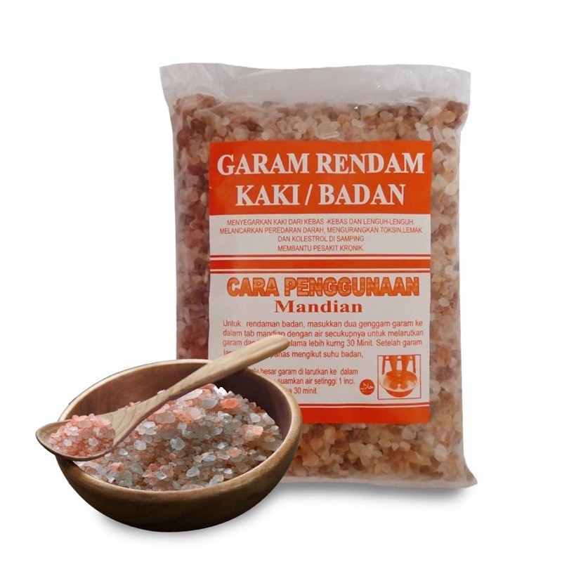 Garam Bukit Himalaya 1000GM / 1KG Rendam Kaki & Badan Body And Foot ...
