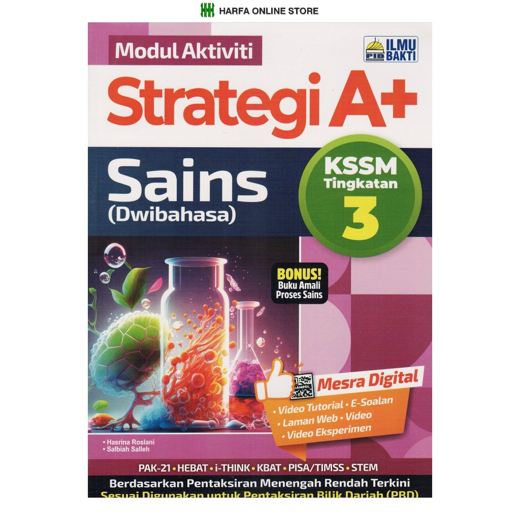 BUKU RUJUKAN : MODUL AKTIVITI STRATEGI A+ SAINS (DWIBAHASA ) TINGKATAN 3 KSSM | Shopee Malaysia