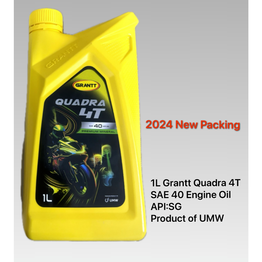 1 LITER GRANTT QUADRA 4T SAE40 MOTORCYCLE ENGINE OIL SAE 40 PRODUCT BY ...