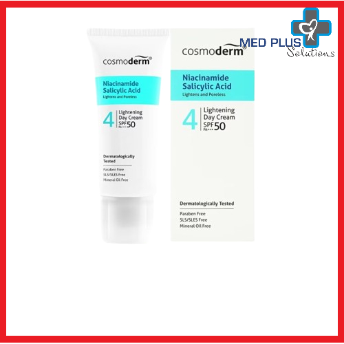 Cosmoderm Niacinamide Salicylic Acid Lightening Day Cream SPF 50 PA ...