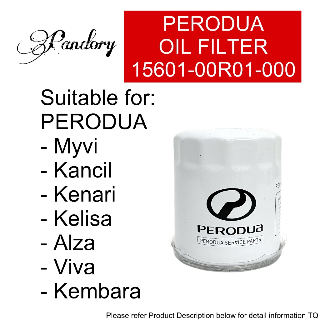 【READY STOCK】MYVI OIL FILTER 15601-00R01-000 PERODUA MYVI KANCIL KENARI ...