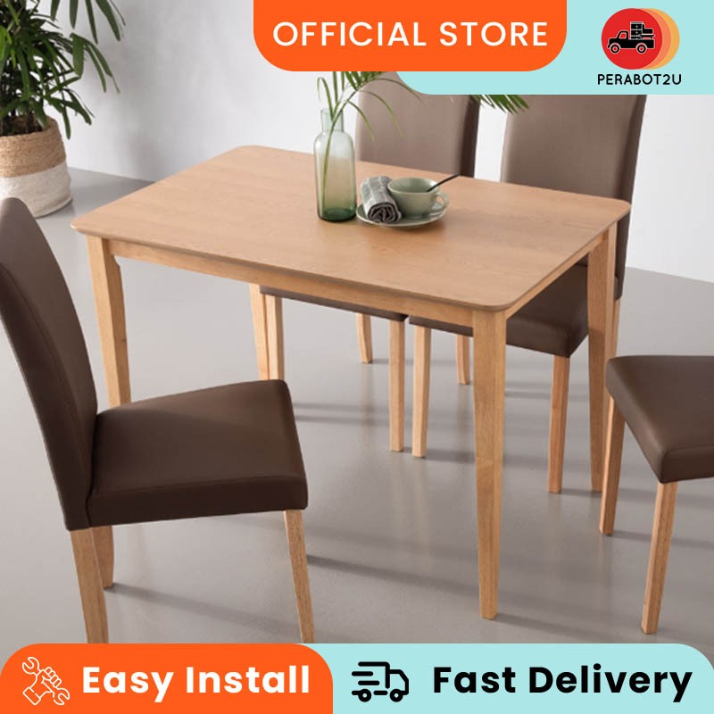 P2U 140cm DiningTable / MejaMakan / DiningTable / DiningRoomTable/ KitchenTable / MejaMakan ...