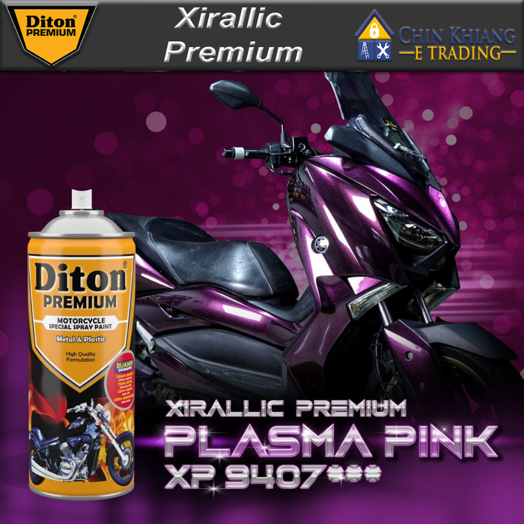 Diton Premium Xirallic Premium Color XP9407 Plasma Pink 400ml | Shopee ...
