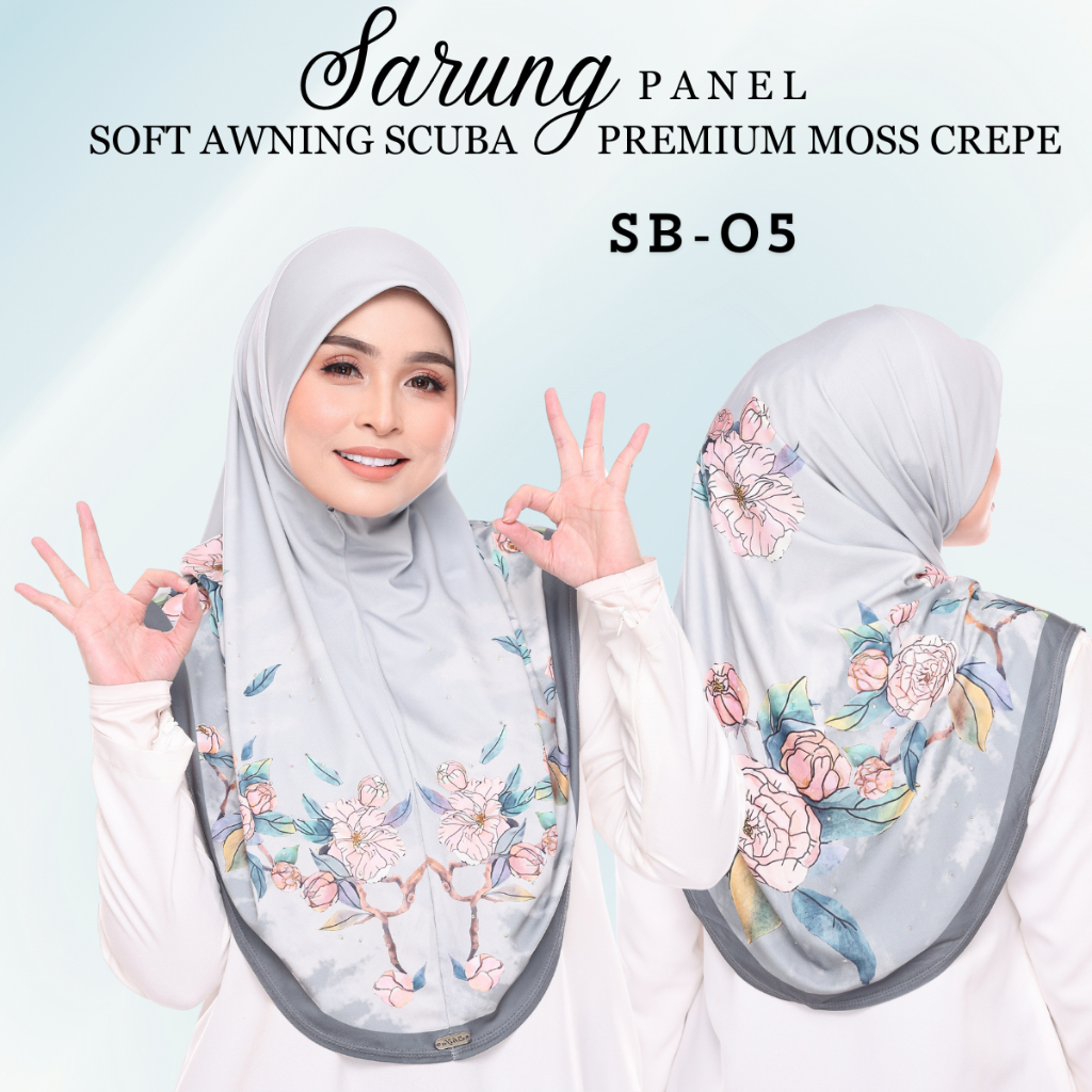 Tudung Sarung Sarima With Shifa Tag | Tudung Sarung Panel | Tudung ...