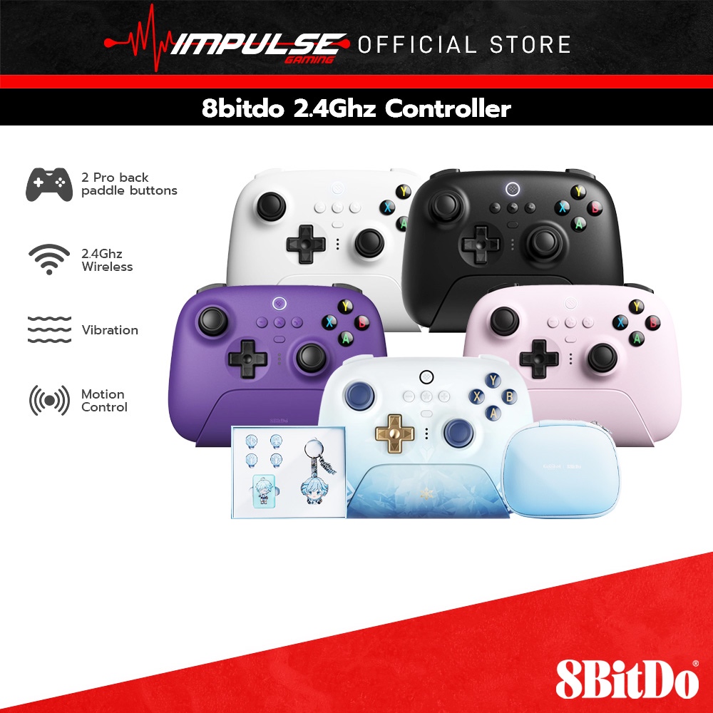 8BitDo Ultimate / Ultimate2 2.4G Wireless Controller for PC, Android ...