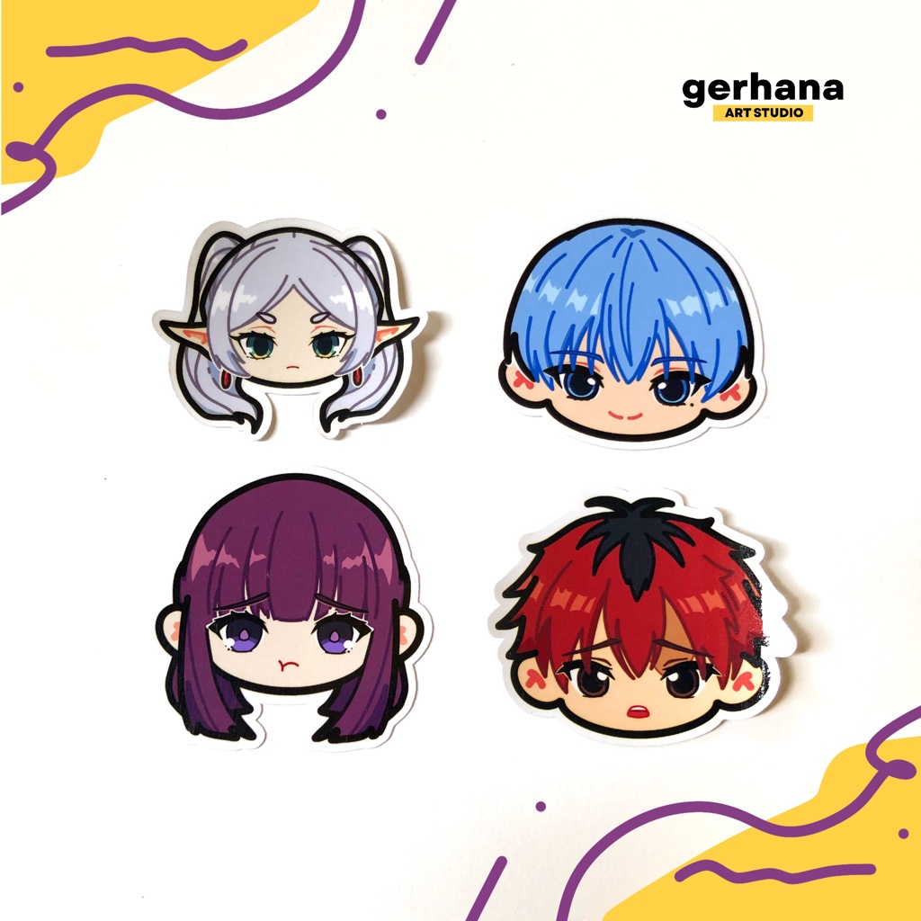 Frieren : Beyond Journey's End Chibi Sticker | Frieren Fern Himmel ...