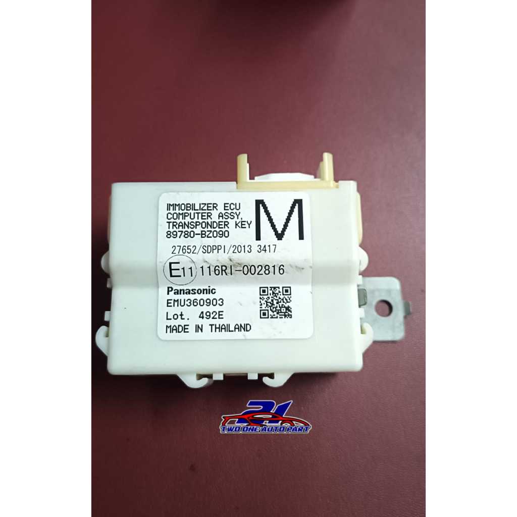 Perodua AXIA , MYVI , BEZZA Immobilizer ECU Transponder KEY ( 89780 ...