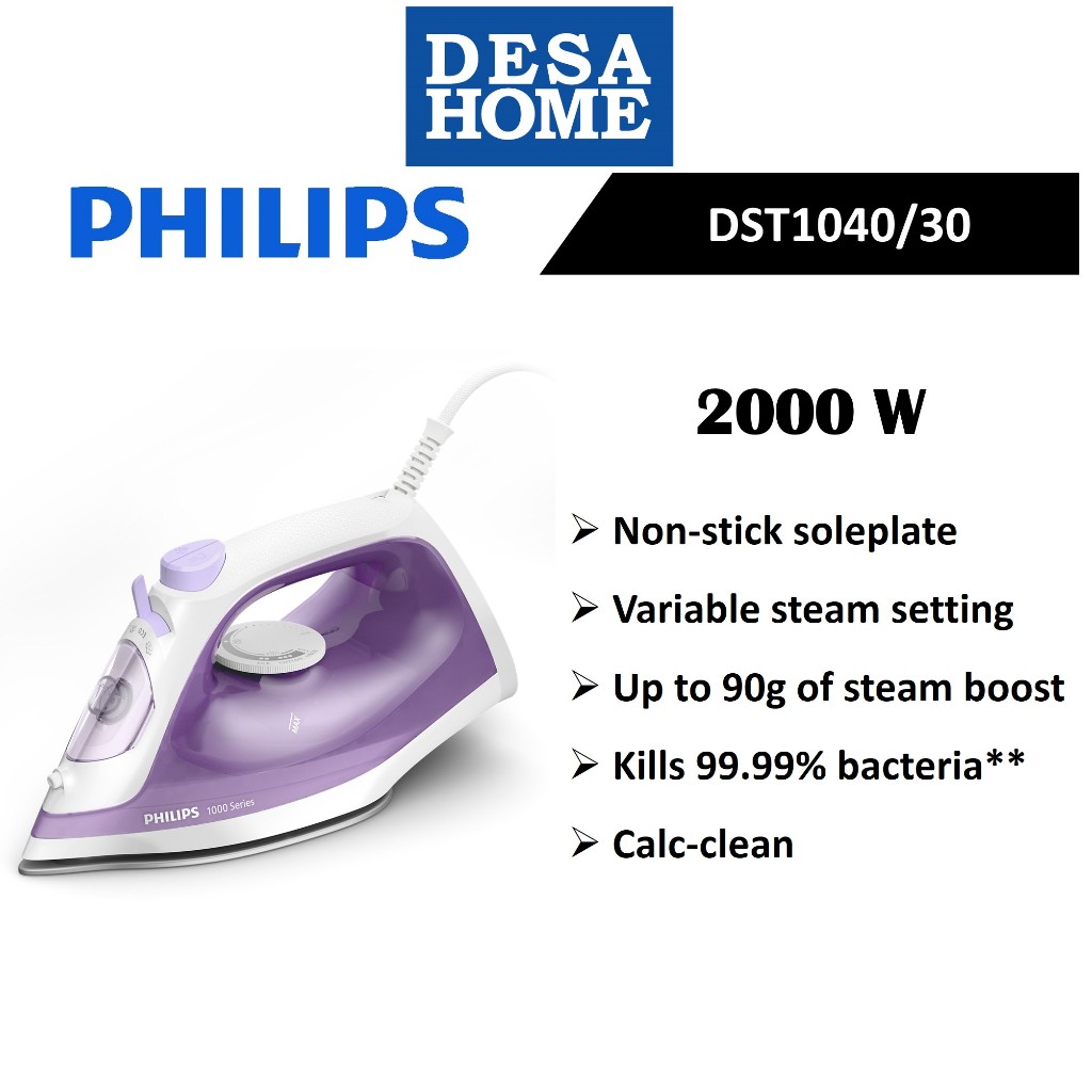 PHILIPS DST1040/30 2000W STEAM IRON DST1040 | Shopee Malaysia