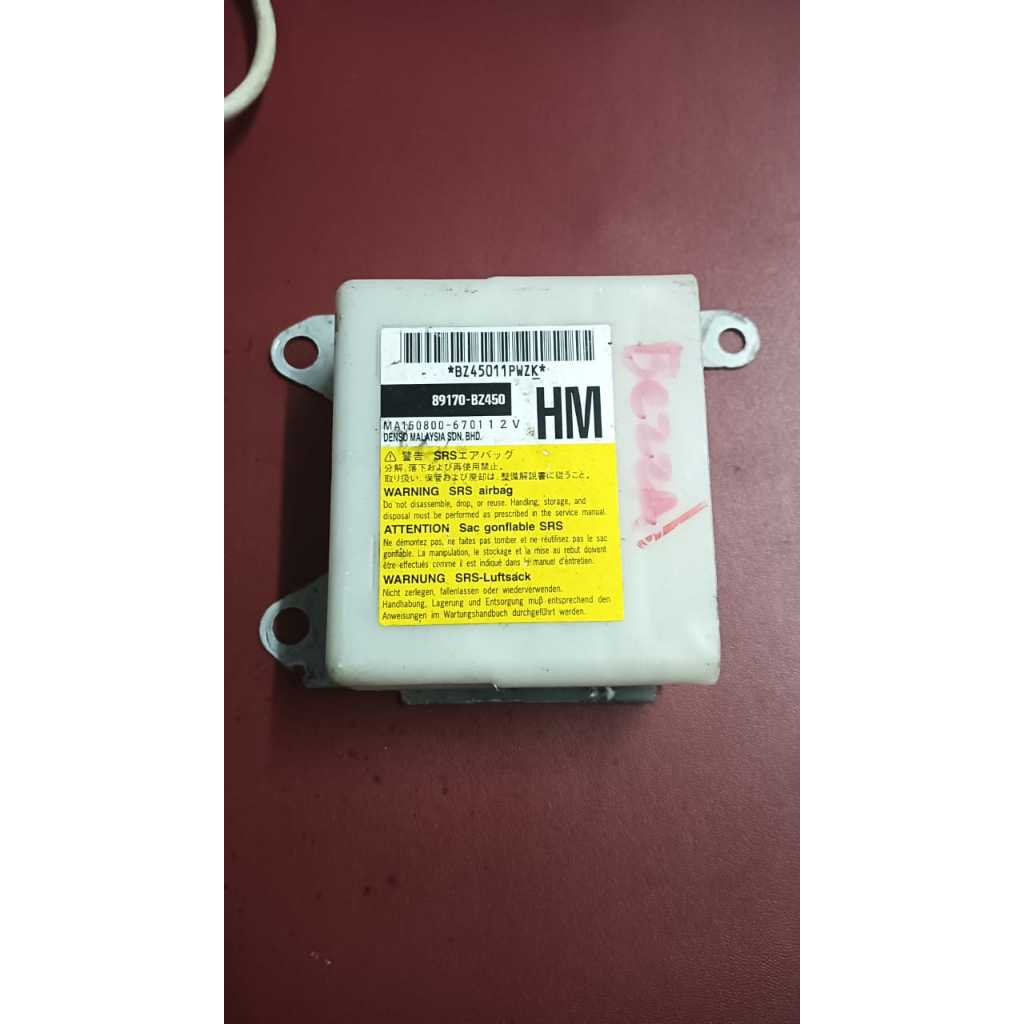 Perodua BEZZA Airbag ECU / Computer Assy ( 89170 - BZ450 HM ) ORIGINAL ...
