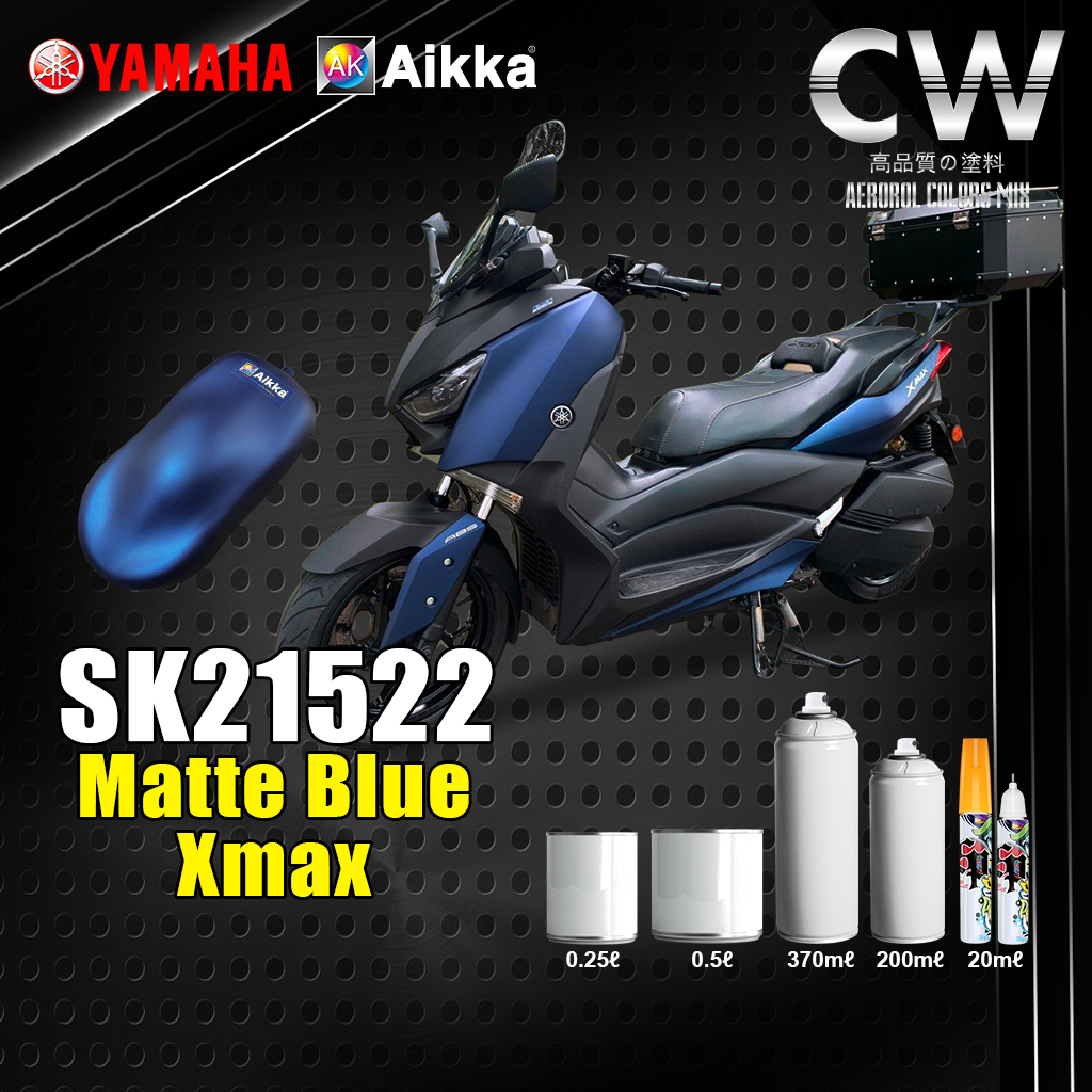 [ YAMAHA XMAX Matte Blue ] SK21522 Yamaha Aikka Aerosol Spray Bottle ...