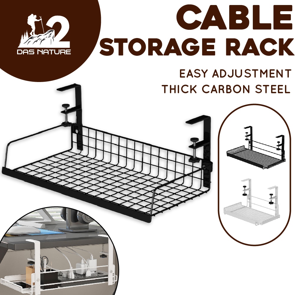 Wire Organizers Table wire Rack Home Office Desk Storage Rack Wire Desk ...