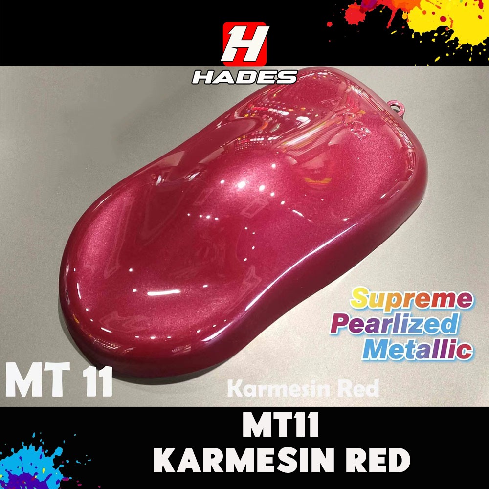 Hades Aikka Similar Color 2k Aerosol Paint CAR PAINT Moto MT11 KARMESIN ...