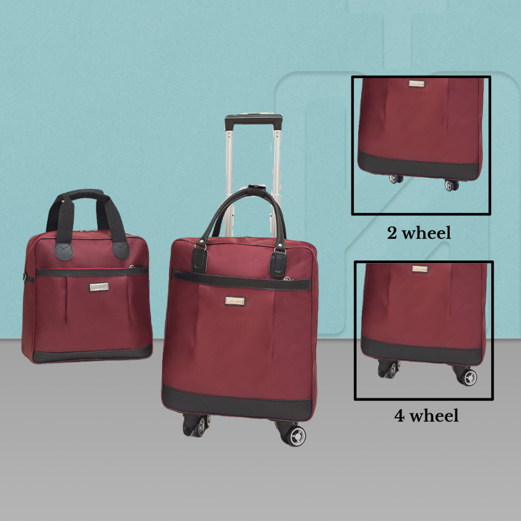 HH 22 Inch 4 Wheels Foldable Travel Luggage Lugage Trolley Bag Bags ...