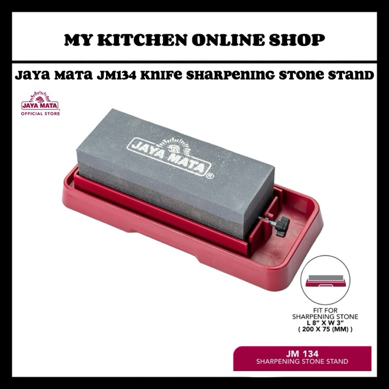 JAYA MATA JM134 1Pcs Knife Sharpening Stone Stand Grit Stone Plastic Holder Alat Panduan Batu ...