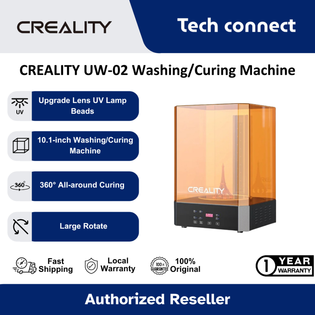 Creality UW-02 Washing & Curing Machine/ Resin Washer with 360° Curing ...