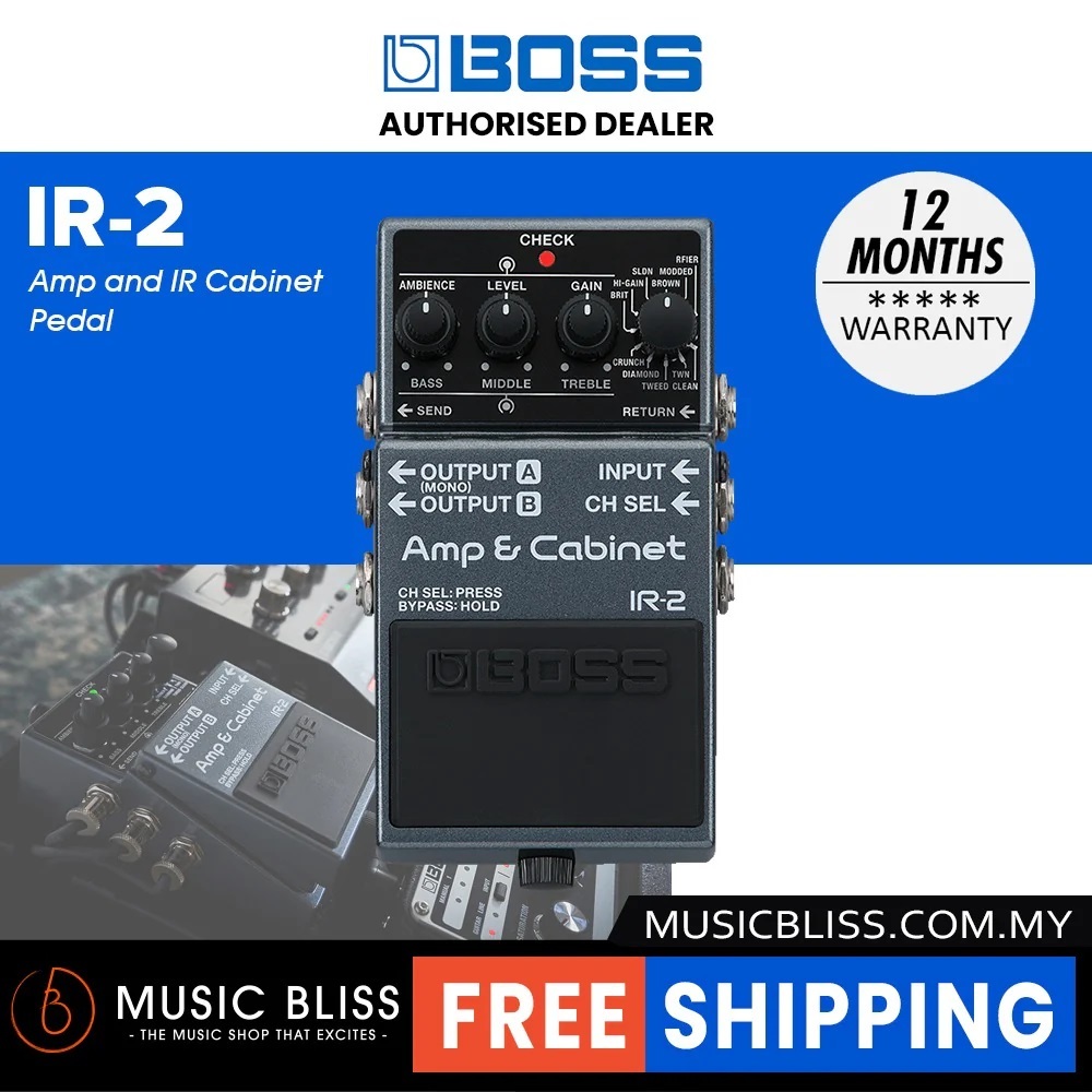 Boss IR-2 Amp and IR Cabinet Pedal (IR2) | Shopee Malaysia