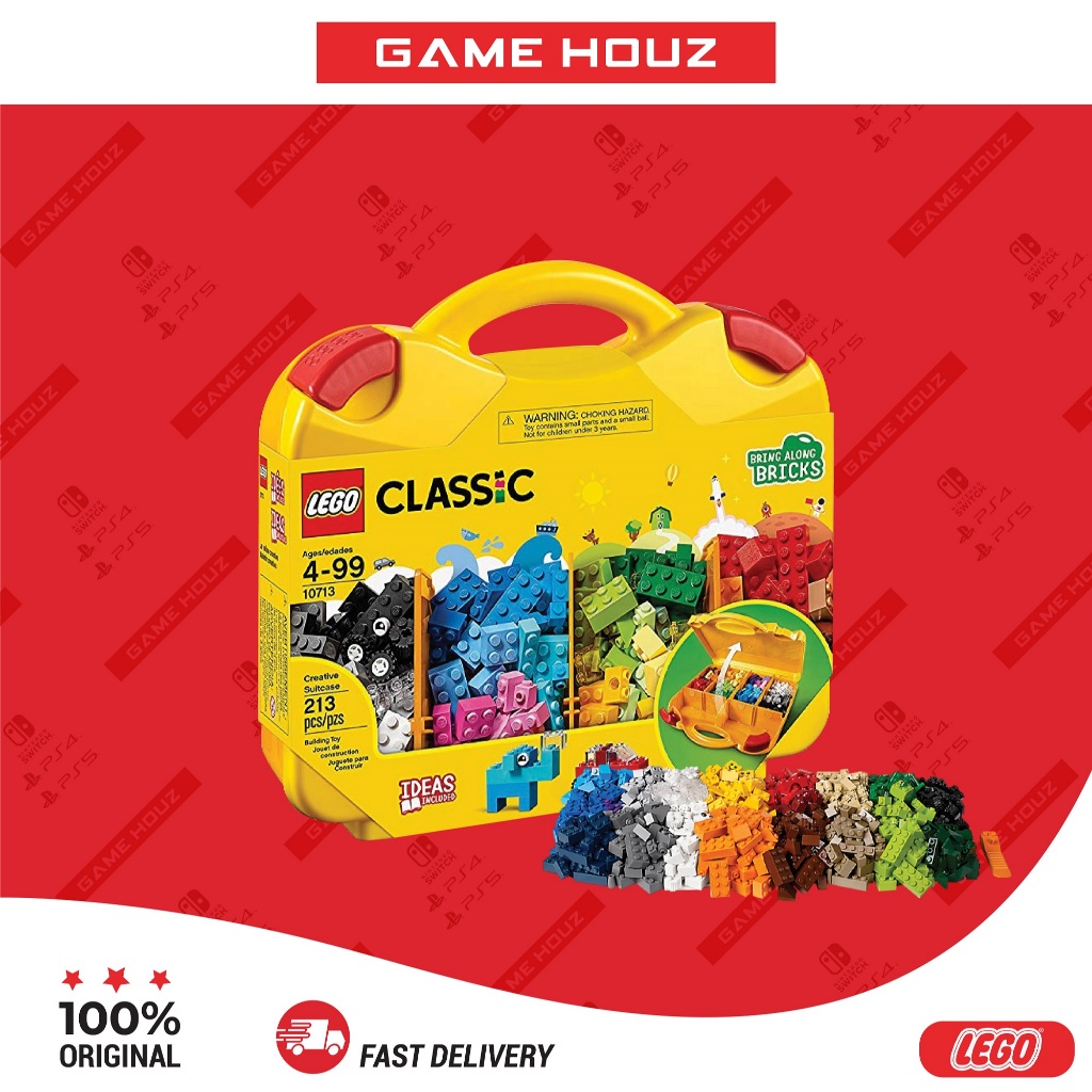 LEGO Classic Creative Suitcase (LG10713) | Shopee Malaysia
