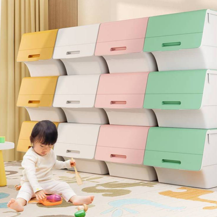 READY STOCK ️36L Multipurpose Front Opening Storage Box Orgnizer Box ...