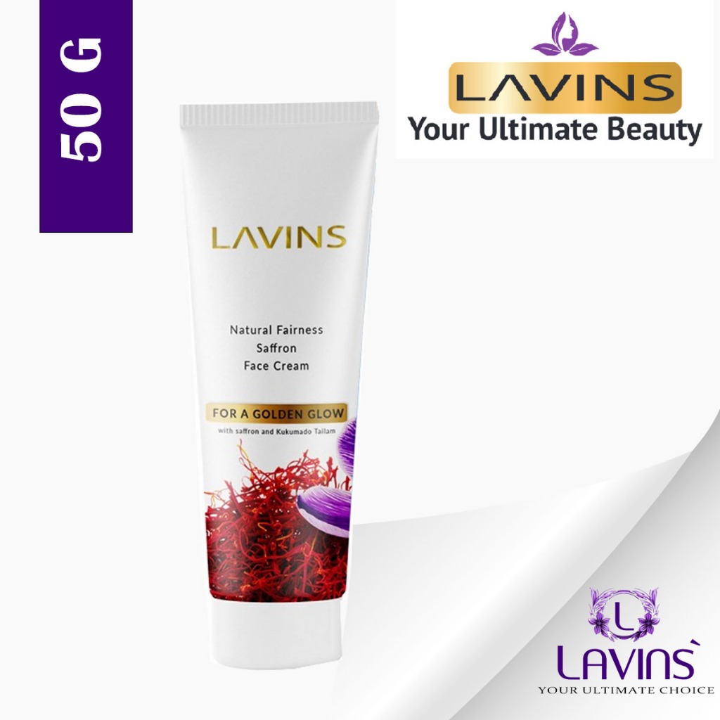 LAVINS Saffron Daily Fairness Face Cream For Natural Glow and Reduce ...