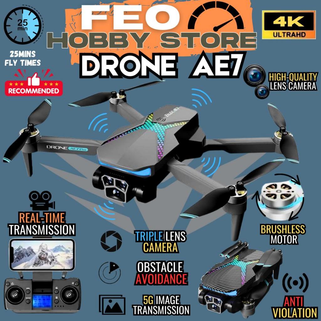 FEO AIR E7 Drone Brushless Motor Optical Flow Obstacle Avoidance Sensor ...